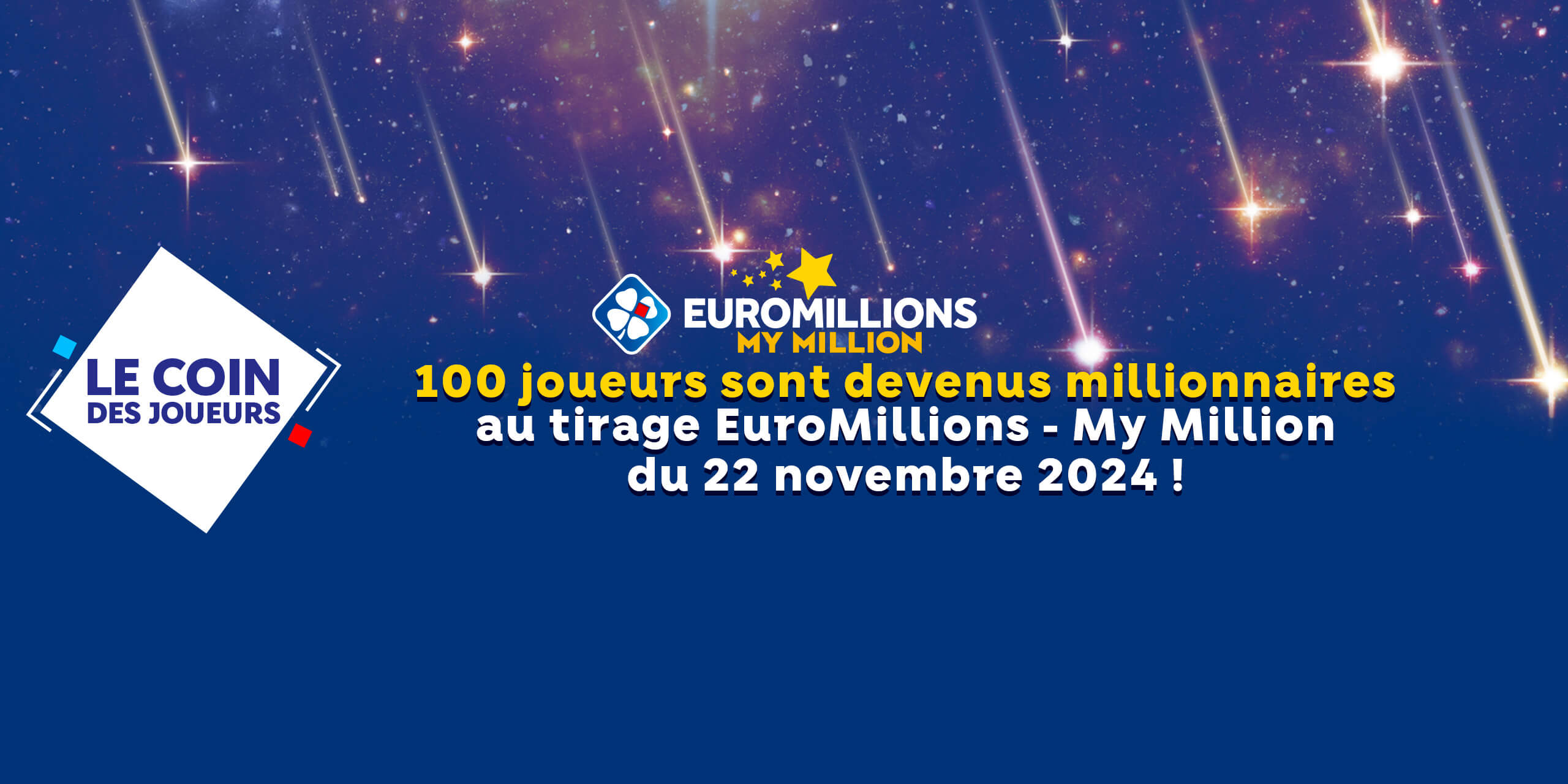 EuroMillions : 29 Français gagnent 1M€ le 22 novembre | FDJ®