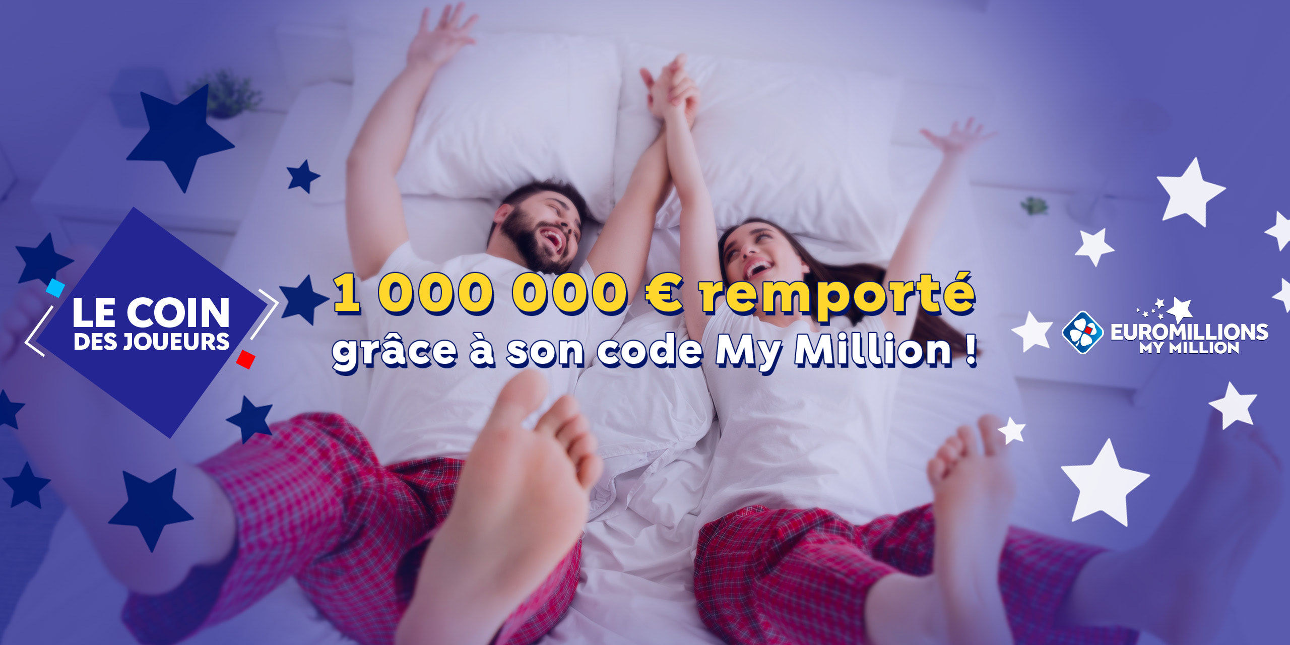 1 M€ remportés le 4 avril avec un code gagnant My Million® | FDJ®